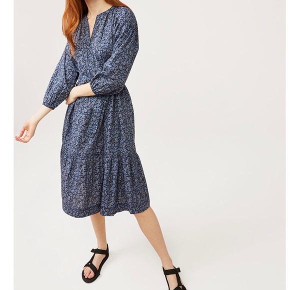 Free Assembly | Dresses | Free Assembly Womens Tiered Floral Dress ...